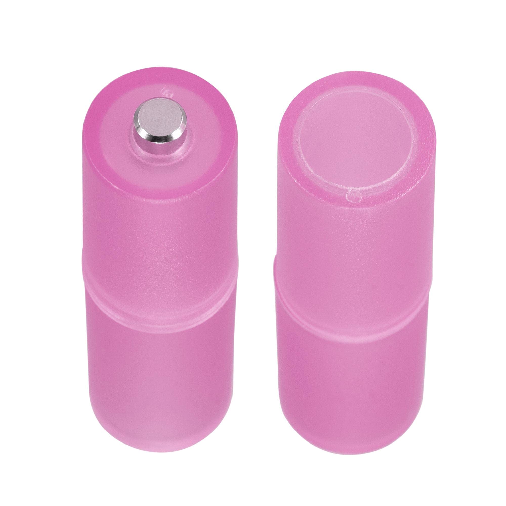 uxcell AAA to AA Battery Adapter Battery Converter Cases Holder Shell with Metal Contacts on One Bottom Purple 8 Pcs