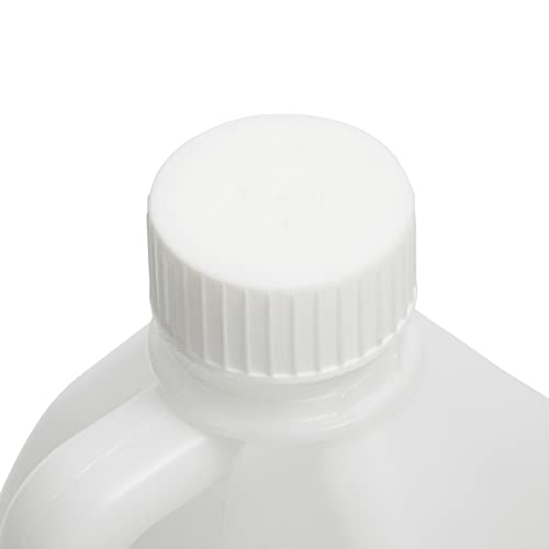 Built Industrial 2 Pack Refillable Plastic Gallon Jugs with Lids and Funnel, 4.9 x 5.3 Funnel