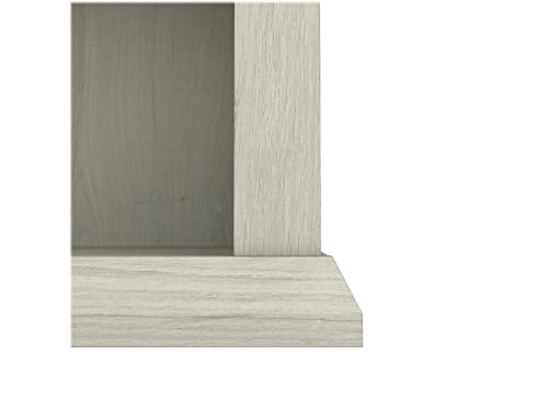 Bush Furniture Yorktown Tall 5 Shelf Bookcase, White Oak