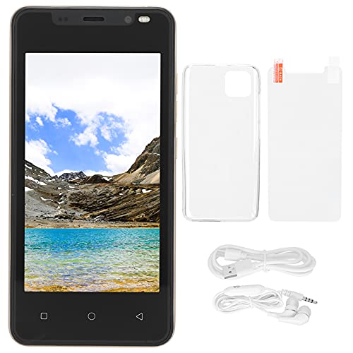Heayzoki Unlocked Cell Phone, Ip12 Pro 4.66Inch Smartphone 512Mb+4Gb, Dual Cards Dual Standby Unlocked Phones, Android4.4.2 Mobile Phone with Dual Camera, Compact Mini Design, Multifunctional