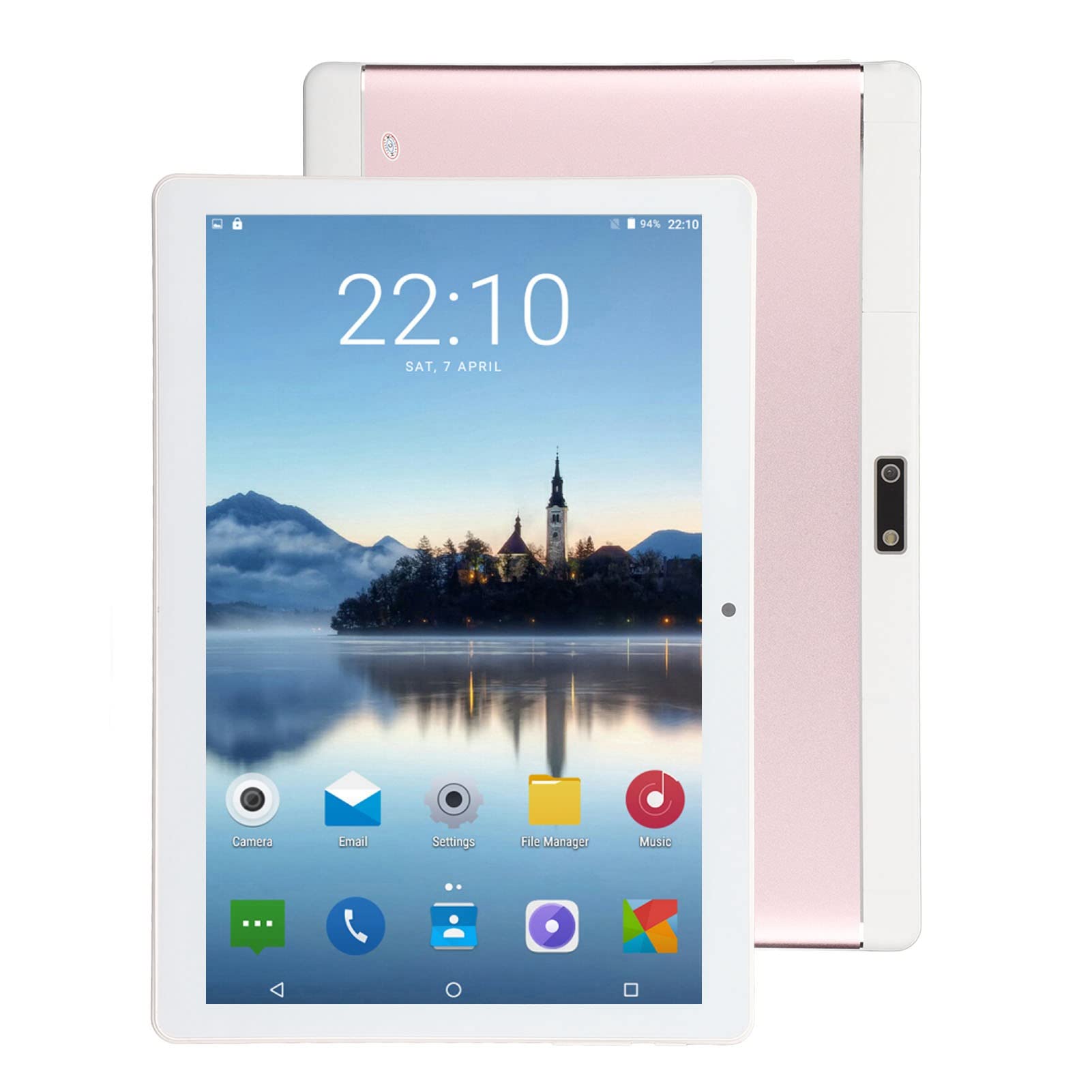 10 Inch Tablet PC, 1080P IPS HD Touch Screen Tablets for Adults and Kids, Octa Core Processor, 2GB 32GB RAM 128G Expandable, Dual SIMs, Display (US Plug)