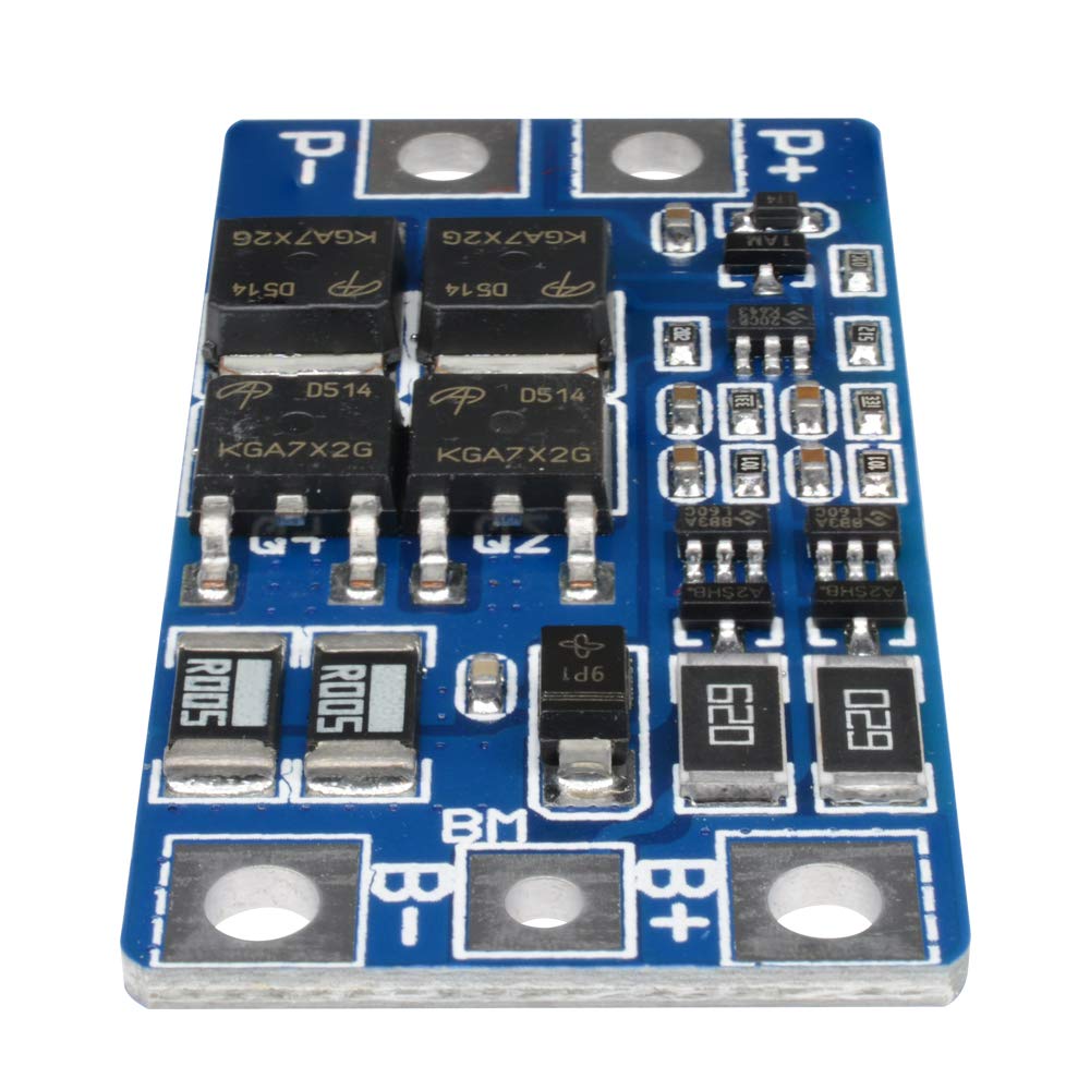 Aideepen 5PCS 2S 10A BMS Lithium PCB Protection Boards 8.4V 7.4V 8.4V-9V PCM PCB Li-ion Lipo 2 Cell Pack with Balance Function Charger Protection Circuit Board