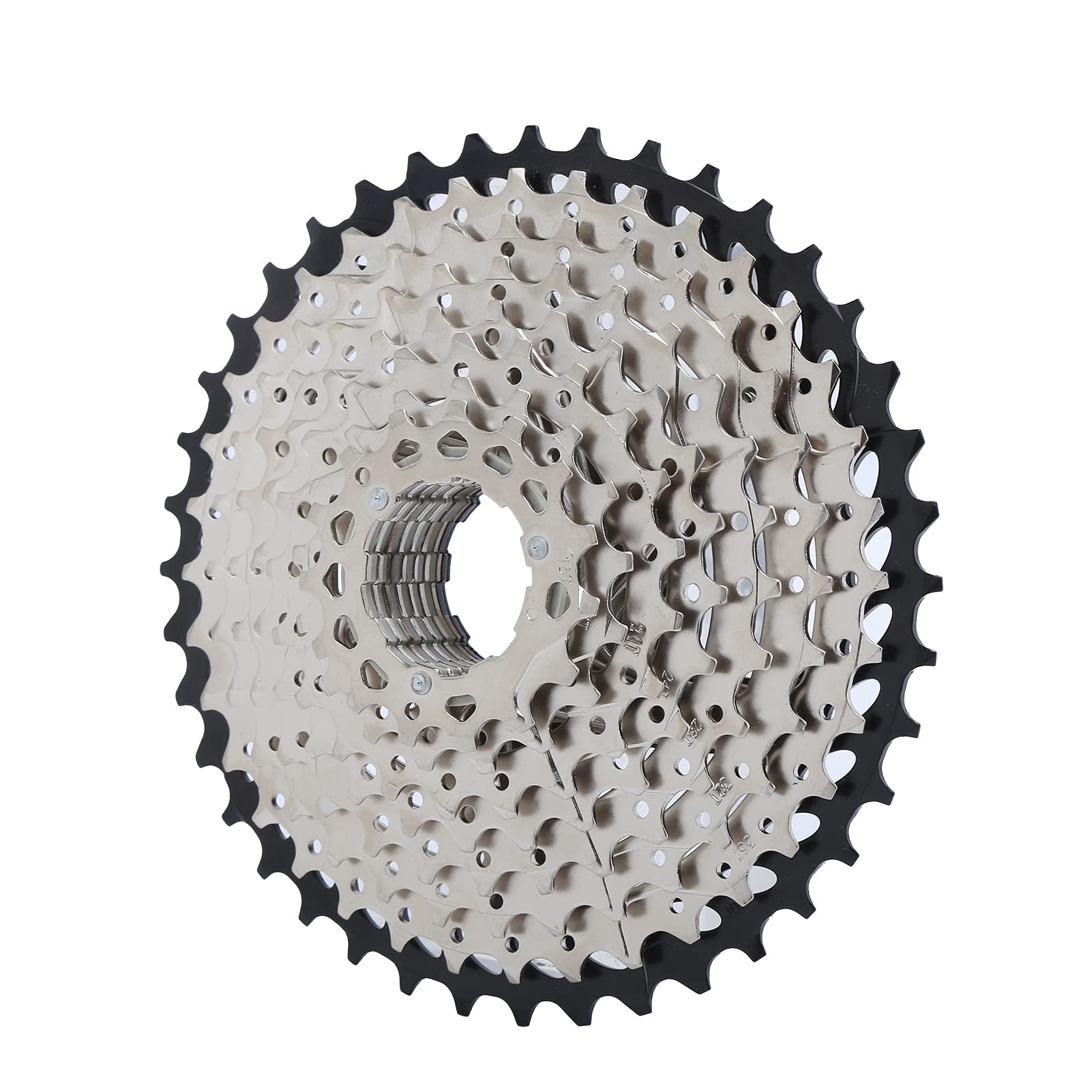 01 02 015 Bicycle Cassette, Bike Freewheel Lightweight 10 Speed Wear Resistant for Road Bicycle for Mountain Bicycle