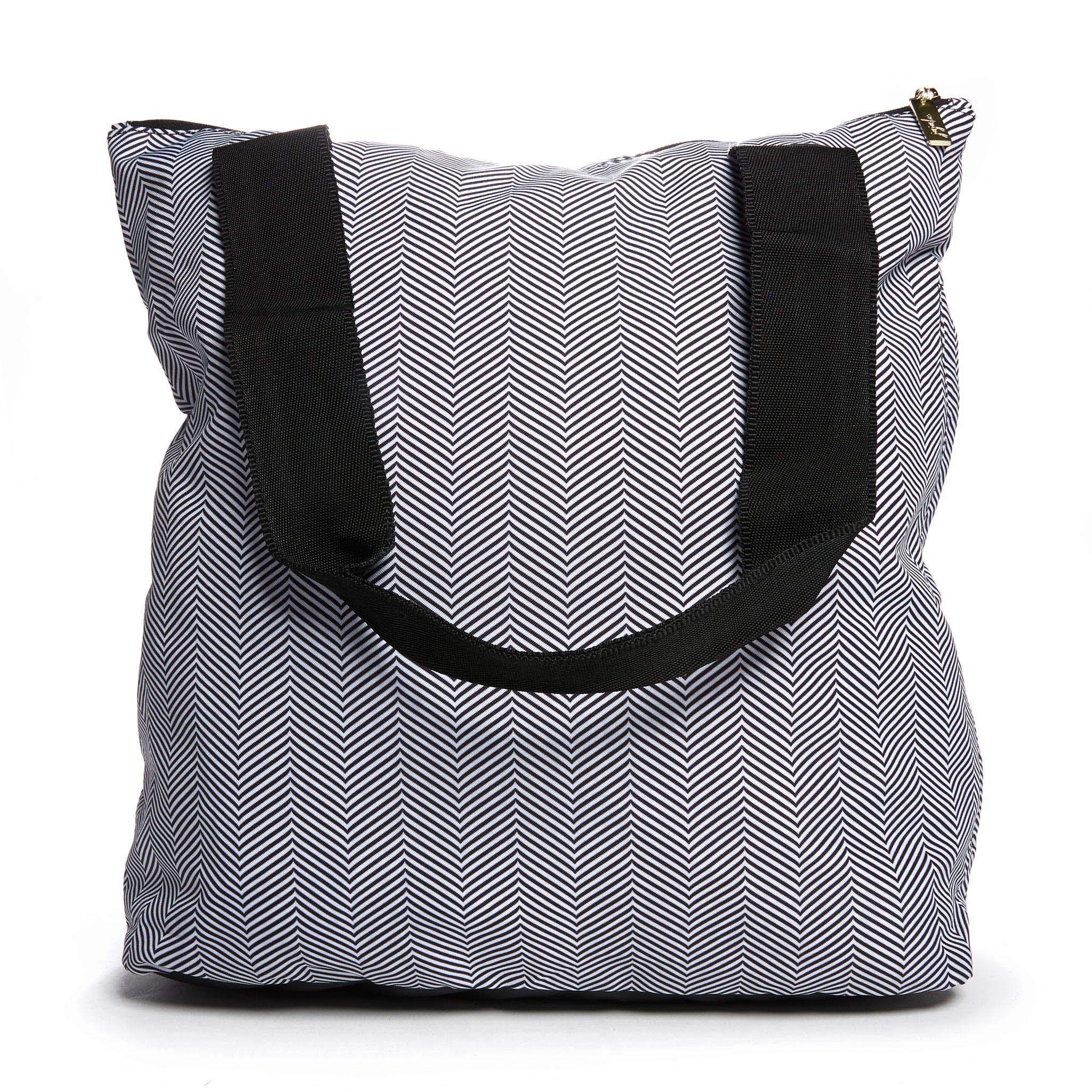 JuJuBe All That Tote Bag, Lightweight Zippered Tote Diaper Bag with Organization Pockets and Comfortable Shoulder Straps for Everyday Travel Work Laptop Bag or Baby Bag for Diapers, Accessories