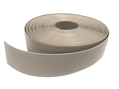 1.5" Wide x 45' Roll Vinyl Strap for Patio Chairs, Lawn Furniture, and Deck Chairs, Make Your Own Replacement Straps, Plus 50 Free Fasteners (219 Gray)