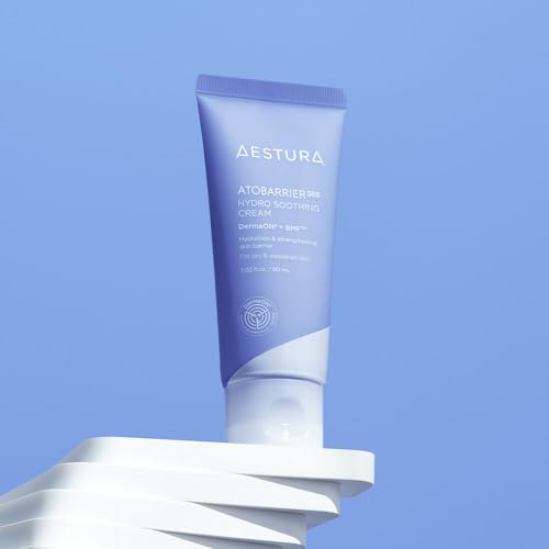 AESTURA ATOBARRIER365 Ceramide Hydro Soothing Cream | Lightweight Gel Moisturizer for Instant Cooling, Calming for Sensitive Skin, Quick Hydration, Non-comedogenic, 2.02 fl.oz.