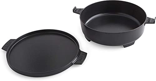 Weber Duo Dutch Oven, 7.25 quarts, Black