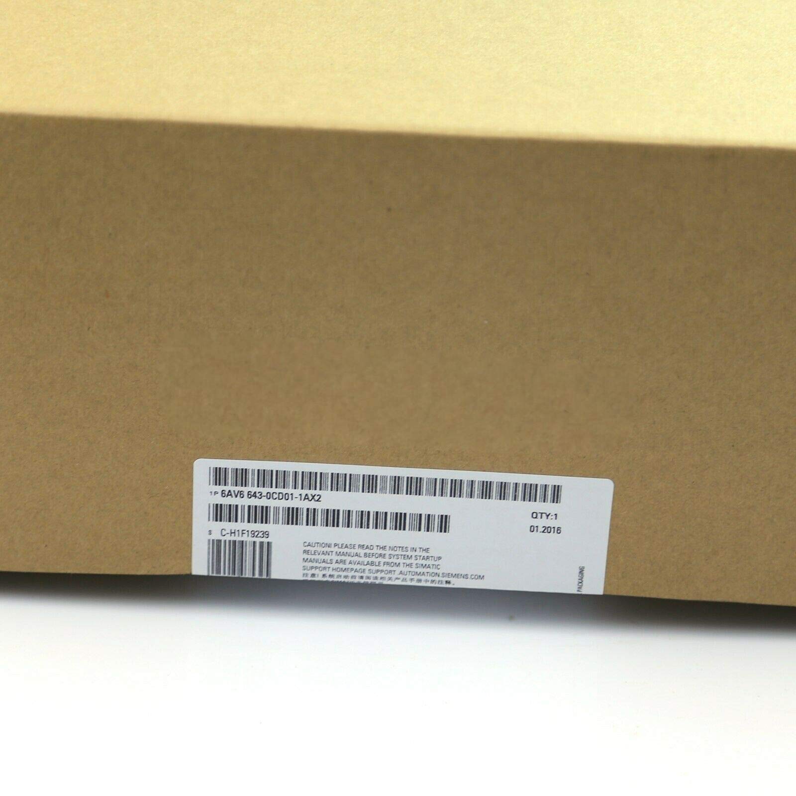 6AV6643-0CD01-1AX2 SIMATIC MP 277 10" Touch Multi Panel 6AV6 643-0CD01-1AX2