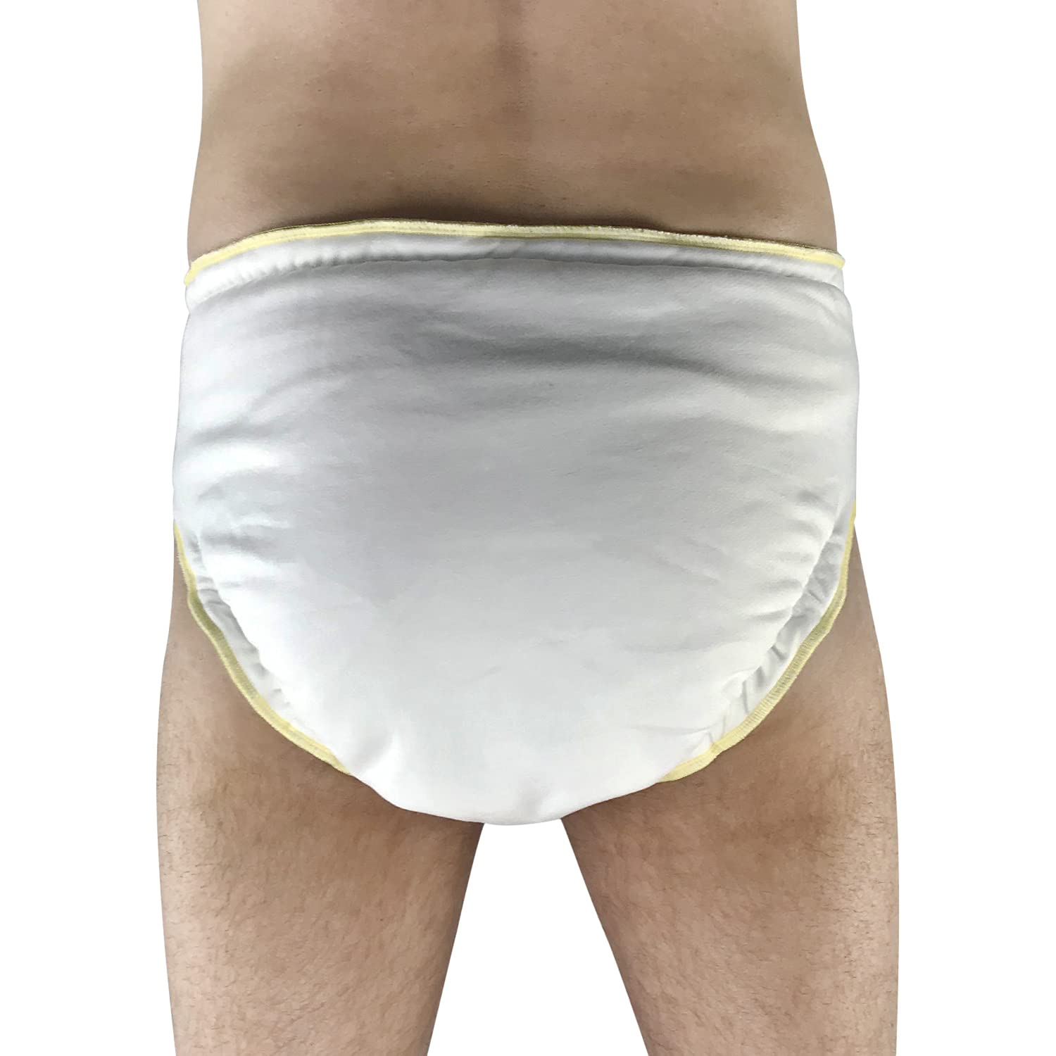 Adult Fitted Cloth Diaper: Incontinence Special Needs Washable Protective Briefs for Women and Men (1 Fitted Diaper, Small)