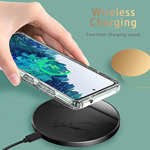 ANNSD Galaxy S20 Fe Case(5G),Glitter Clear Sparkly Bling Slim Flexible TPU Shock Absorption Rubber Full Body Protective Cover for Samsung Galaxy S20 Fe Case (6.5" Display) 2020(Bling)