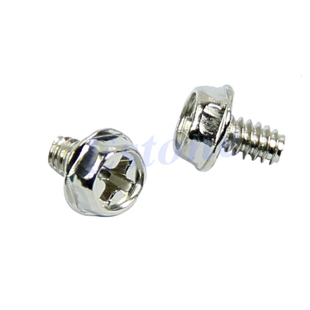 A31 500pcs Toothed Hex 6/32 for Computer PC Case Hard Drive Motherboard Mounting Screws SCRW-001104