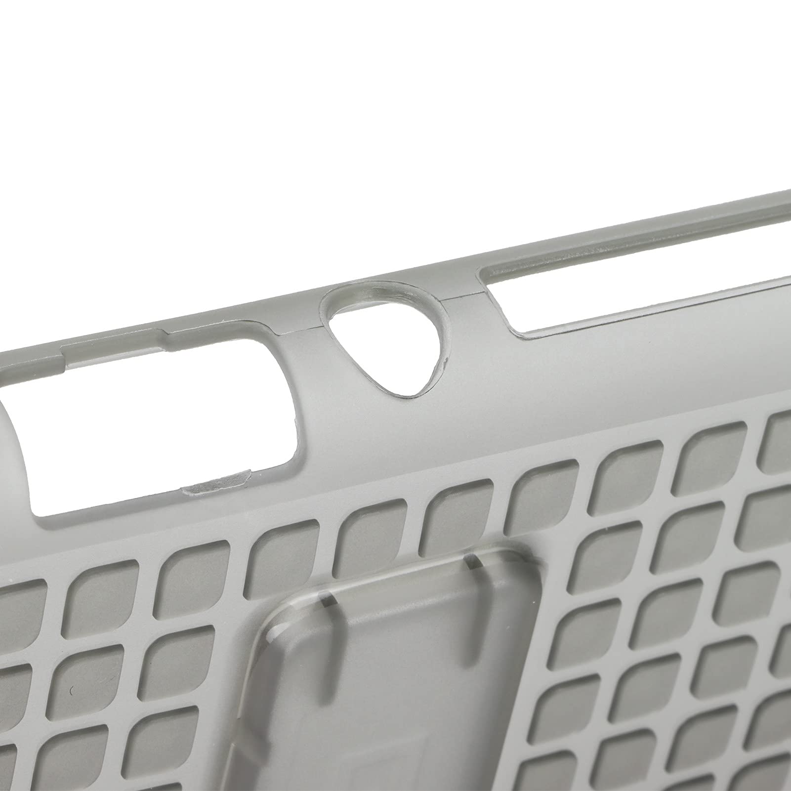 01 02 015 TPU Protective Case, Half Packed Protective Shell Case Elastic 2 Game Card Slots Ergonomics for Switch Lite(Grey)