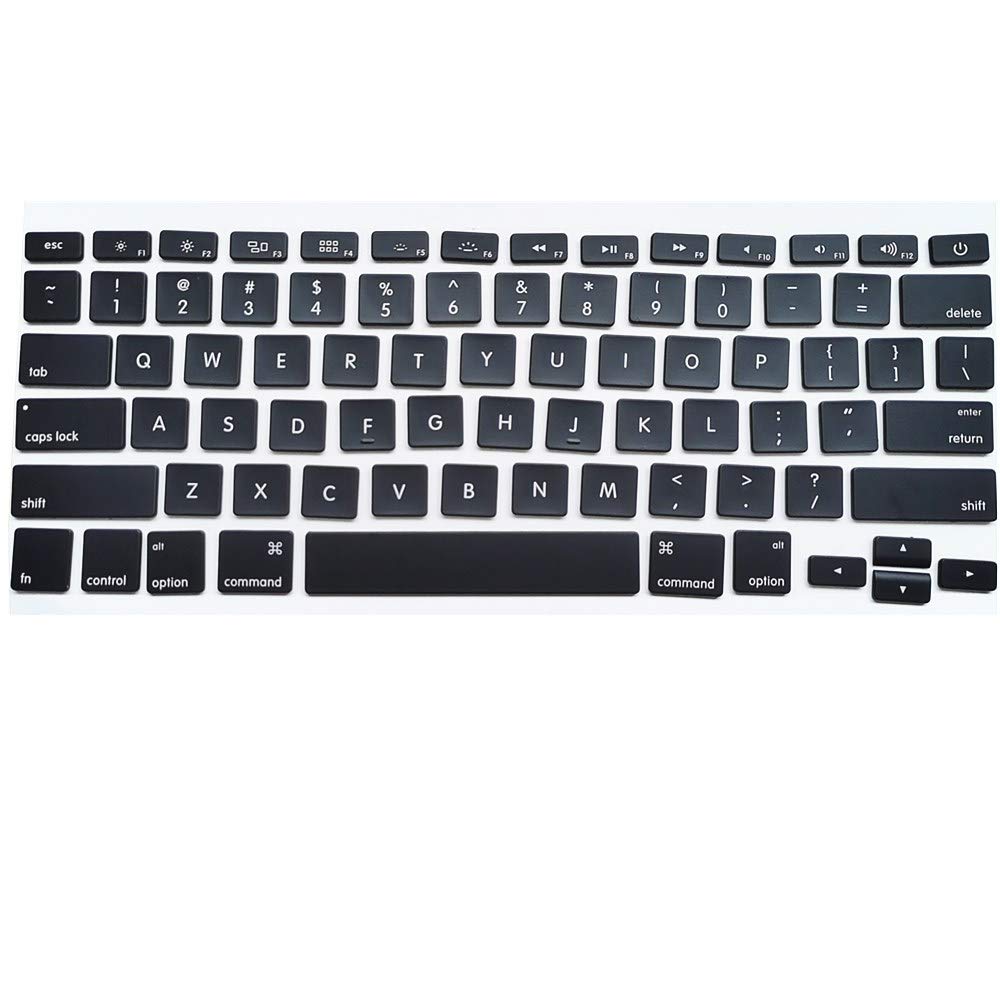 Replacement AP11 Versions US Keyboard Keycaps Keys,Full Set of US Replacement Keycaps QWERTY for MacBook Pro 13" / 15" A1425 A1502 A1398 2012-2015 Year for MacBook Air 13" A1369/A1466 2011-2017 Year