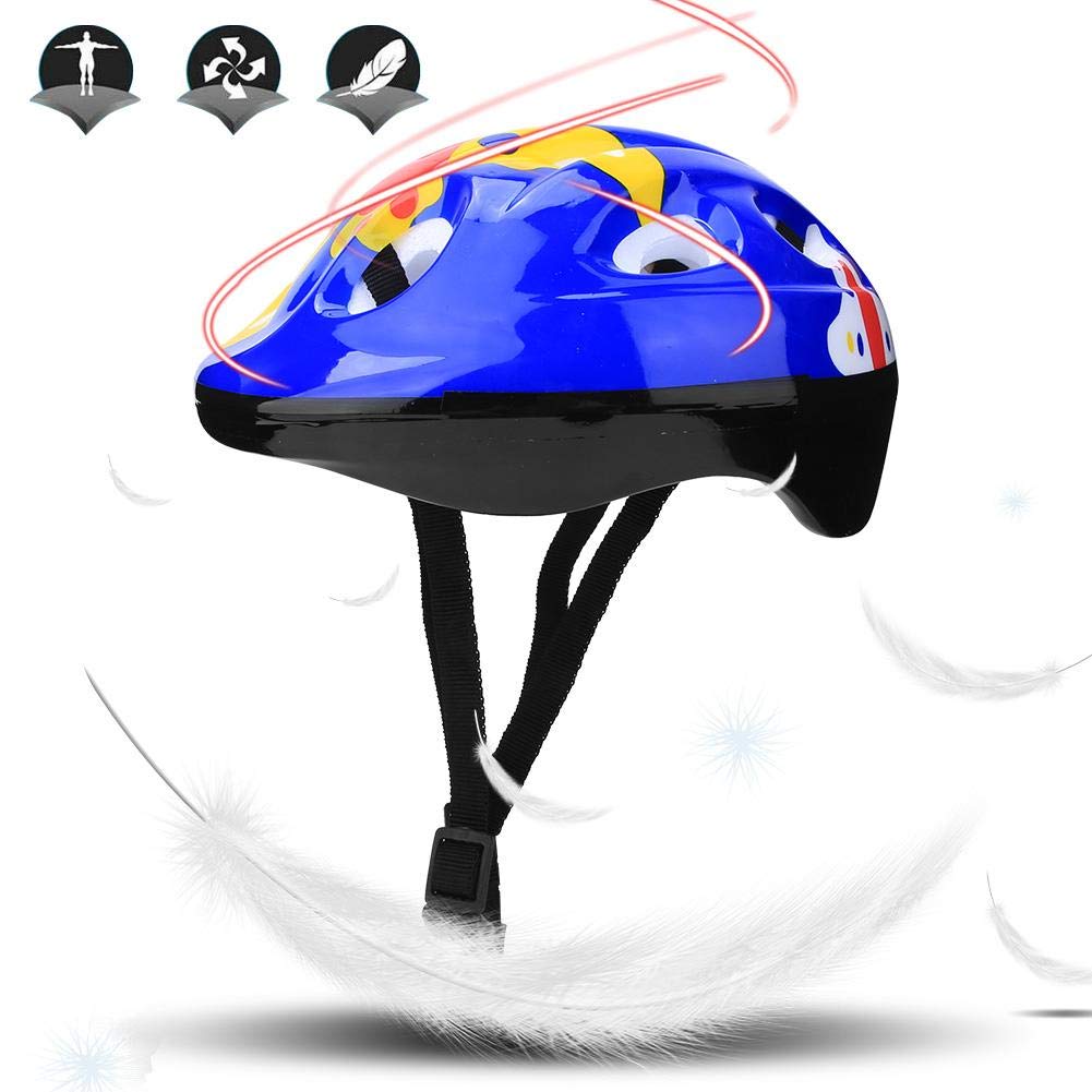 01 Cycling Helmet, Adjustable Children Helmet, Durable Safety Buckle for Cycling Skating Scooter Roller Skates