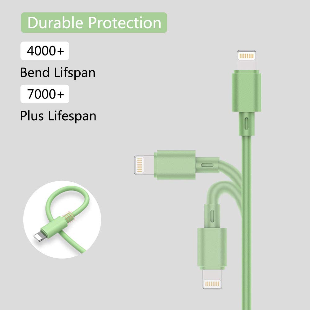5 Pack 6ft iPhone Charger Cables MFi Certified Lightning Charging USB Data Cord High Speed Cable Compatible with iPhone 14 Pro Max Plus 13 Mini 12 11 X XS XR XS Max 8 7 iPad Pro iPad AirPods Pro