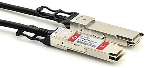 Cisco Compatible 100G QSFP28 DAC Cable - 100GBASE-CR4 QSFP28 to QSFP28 Passive Direct Attach Copper Twinax Cable for Cisco QSFP-100G-CU1M, 1-Meter(3.3ft)