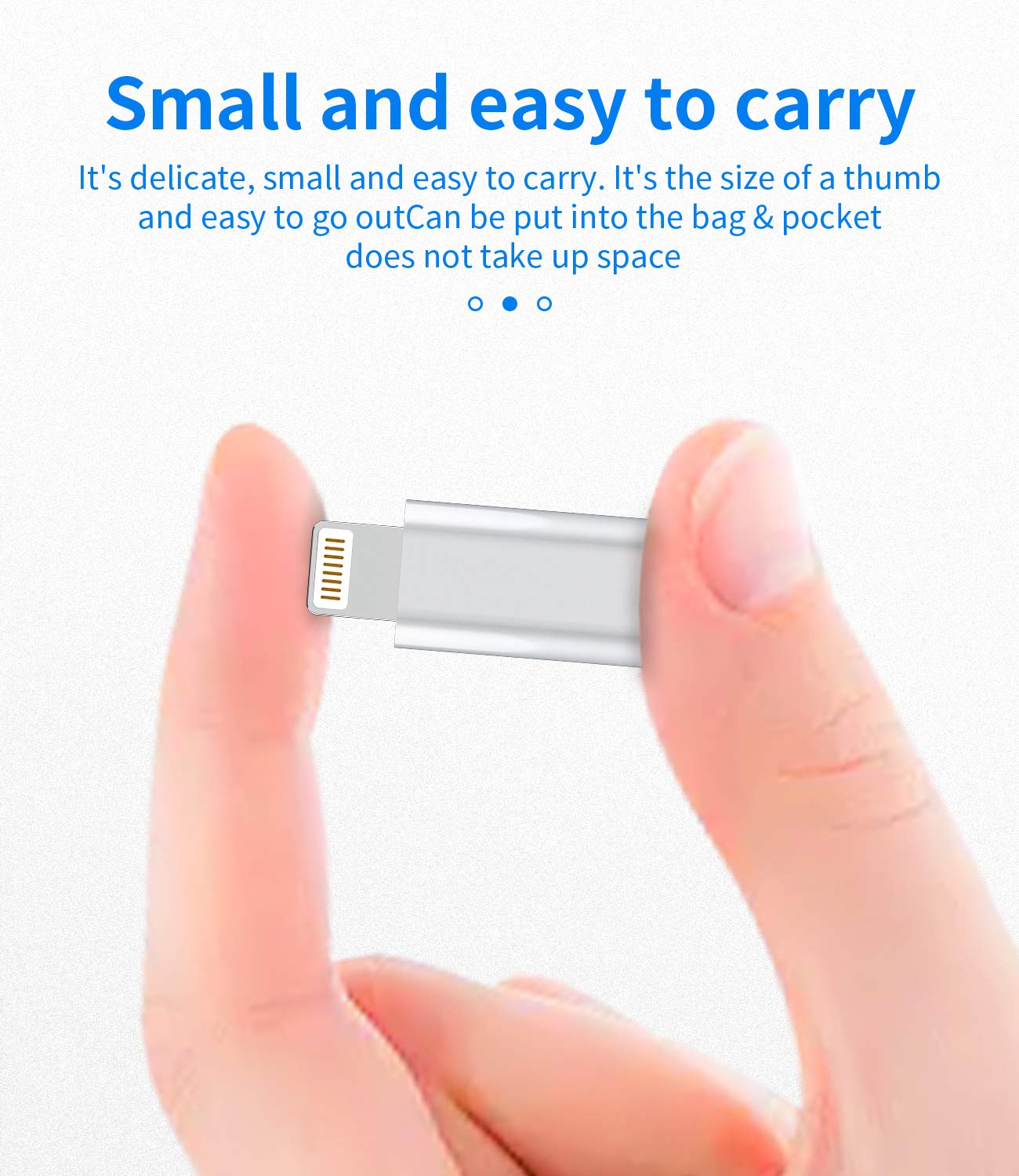 4Pack USB C Female to Lightning Male Adapter for iPhone 12 11 mini XR/XS/SE/7/8/X/Plus/Pro Max Ipad Air Mini Type Compatible with Charging Data Transmission Connect Charger Connector Cable Converter