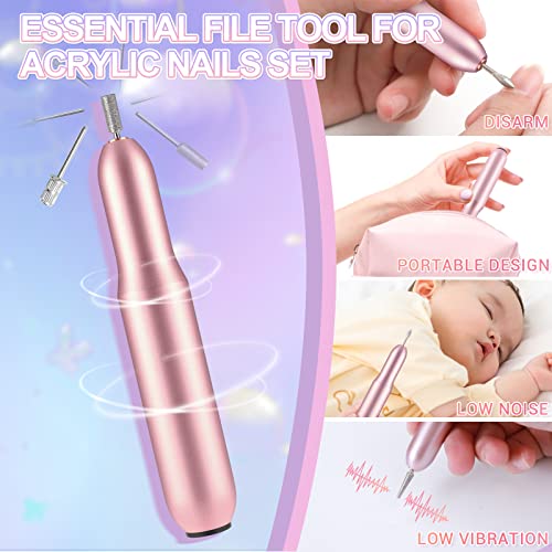 Curkey Acrylic Nail Kit with Everything - 65 IN 1Acrylic Nail Kit, Nail Kit Set Professional Acrylic with Everything, Acrylic Nail Kit with Drill and U V Light, Nail Kit Nail Starter Kit for Beginners