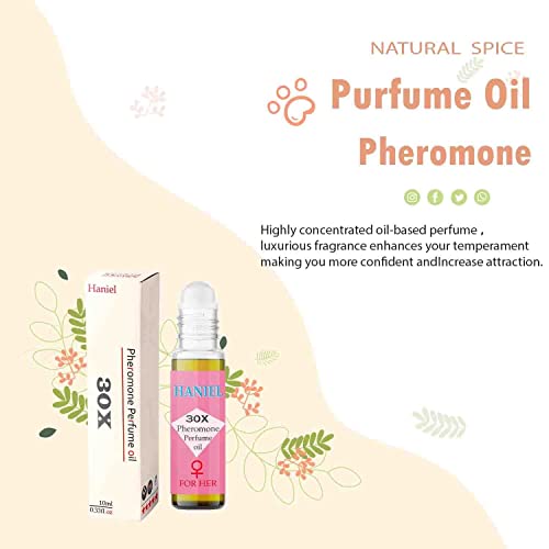 Haniel Pheromone Oil Perfume for Women Fragrances Oils, Feromonas Para Atraer Hombres, Pharamon Perfume for Women, Perfume Con Feromonas Para Mujeres