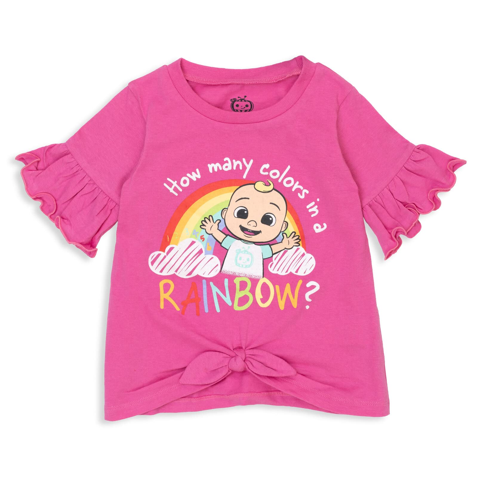 CoComelon JJ Infant Baby Girls 3 Pack T-Shirts 24 Months White