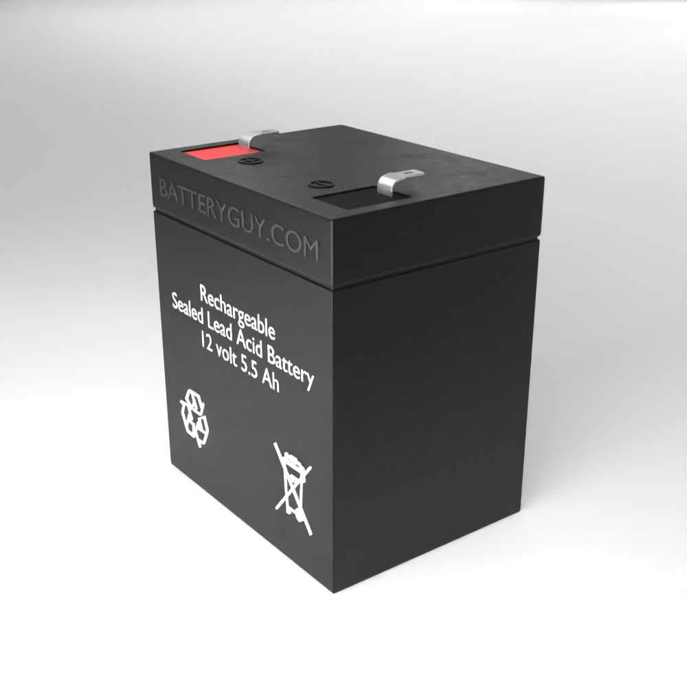 BatteryGuy 1609-HBAT Replacement 12V 5.5Ah SLA Batteries Brand Equivalent (Rechargeable, High Rate) - Qty of 2