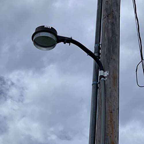 Paktonvo Mounting Arm,Sturdy Mounting Arm Suitable Use for 40W/50W/70W/80W/100W/120W Dusk to Dawn Led Barn Light Area Light Outdoor Yard Light
