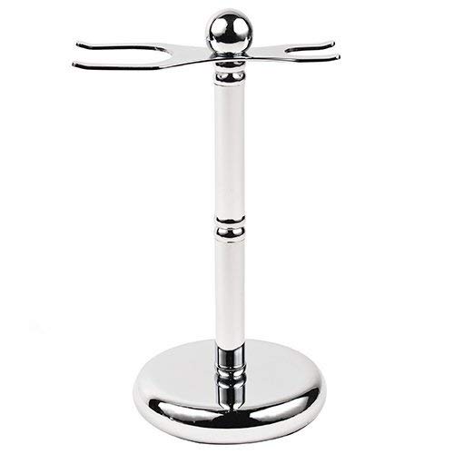 Parker 82R Shave Set, Includes Parker Pure Badger Shave Brush, Chrome Shave Stand, 82R Heavyweight Double Edge Butterfly Safety Razor and 5 Parker Premium Platinum Razor Blades