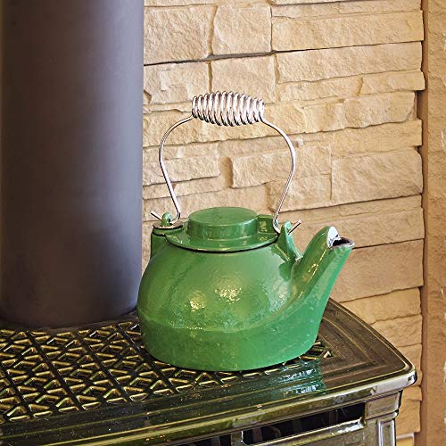 2.5 Quart Cast Iron Humidifying Woodstove Kettle