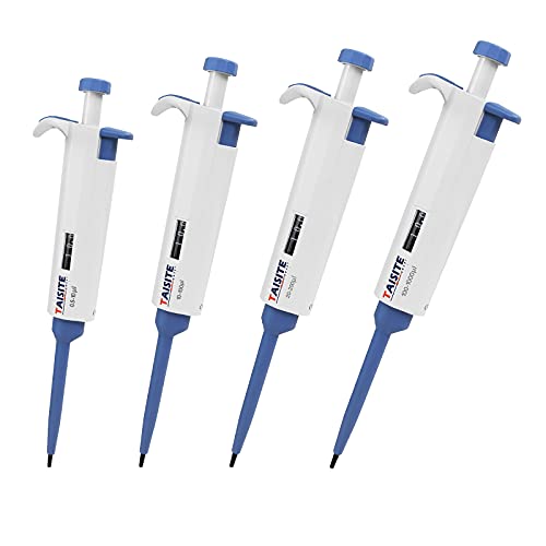 TAISITESMART Micropipette 100ul-1000ul Single Channel Pipettor Adjustable Micro Pipette for Laboratory School High Accurate Lab Pipette