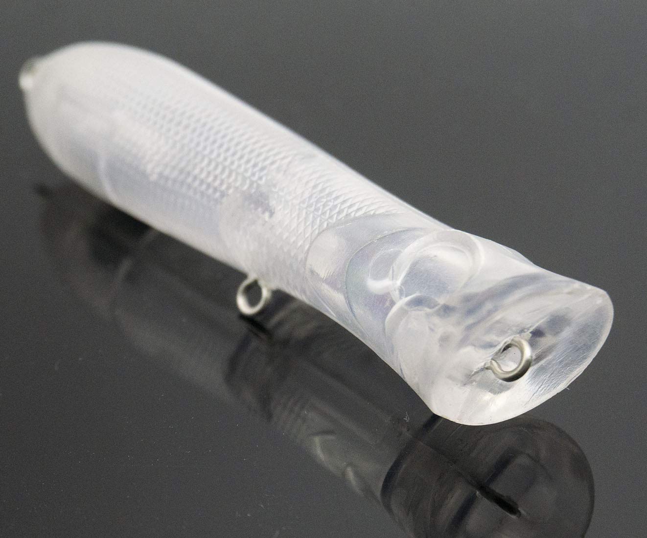 10 pcs ABS Unpainted Popper Bait Fishing Hard Lure Body crankbait 82mm 9.26g Blank Lures 8183# Free Eye