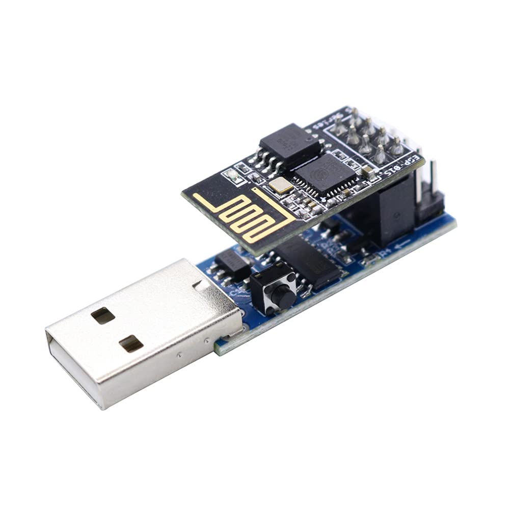 Wishiot ESP Prog V1.0 USB to ESP8266 CH340C ESP-01 ESP-01S 4MB Module Prog WiFi Programmer Downloader with Reset Auto-Download Circuit