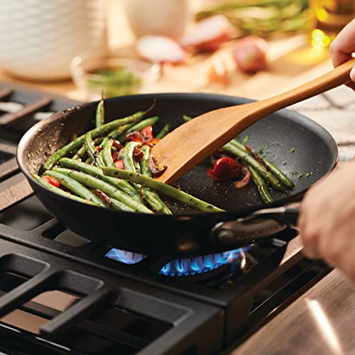 Anolon Smart Stack Hard Anodized Nonstick Cookware, 11 Piece Set, Black