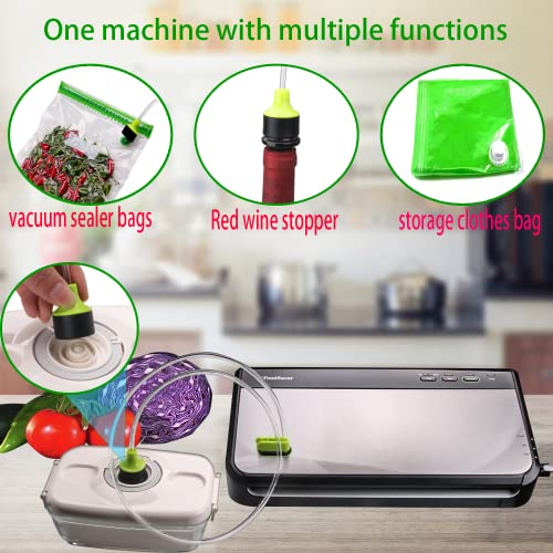 2 piece set Accessory Hose Compatible with FoodSaver ,Compatible FM2000,FA2000, and FM2100 GM FAX12 000 ,Suitable for all sealing zipper bags, wine plugs, seals jar, vacuum sealing agents