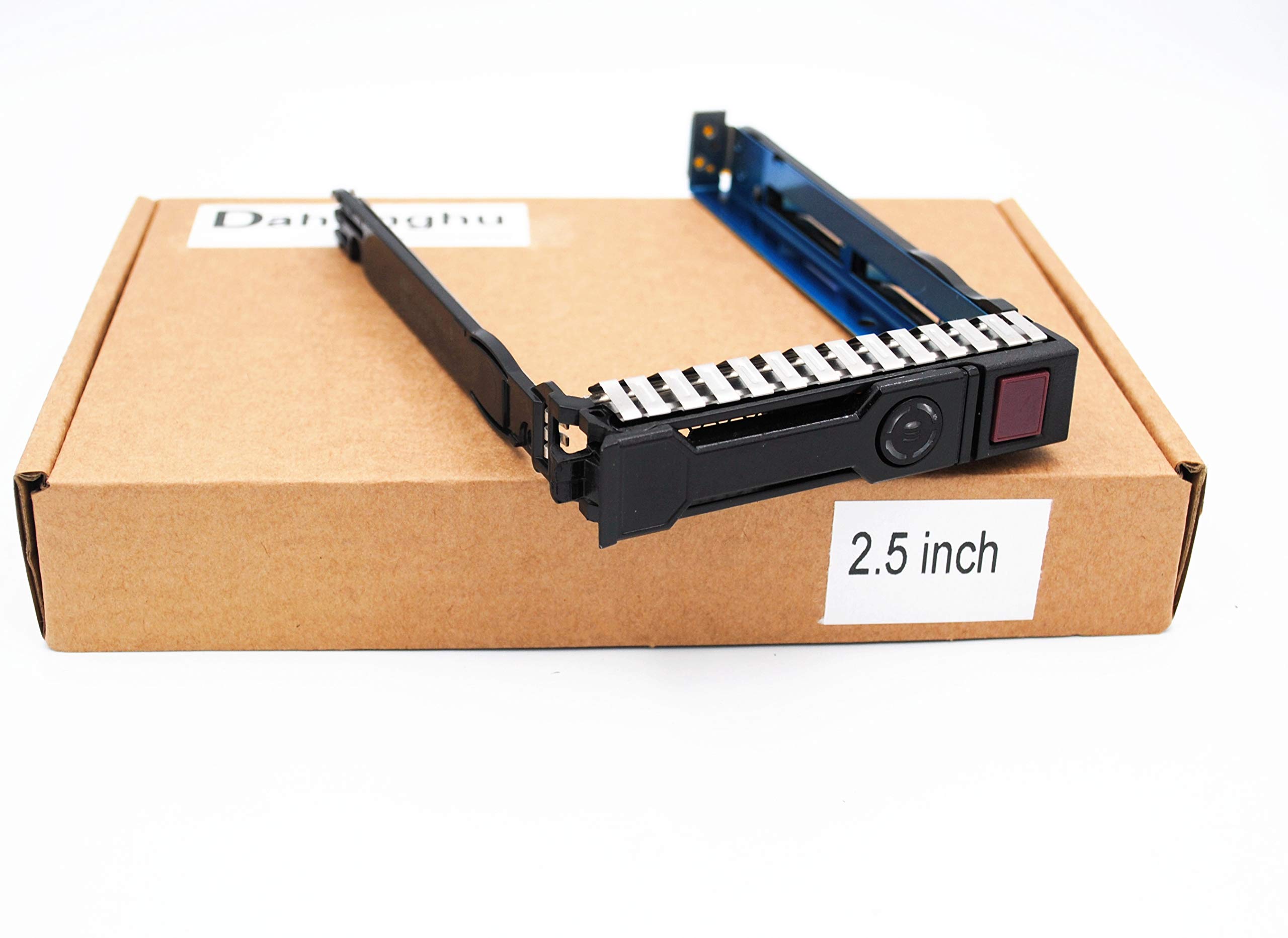 2.5" SFF SAS SATA SSD Hard Drive Carrier Tray Caddy 651687-001 651699-001 for HP Proliant ML350 DL360p DL380P DL160 Gen8 G8 Gen9 G9 with 4 Mounting Screws