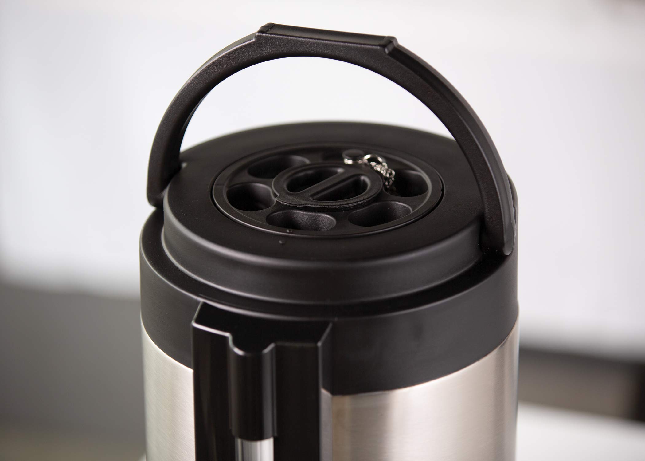 Service Ideas GIU15GV2 Thermal Coffee Dispenser, Large Volume, 1.5 Gallon, Brushed Finish