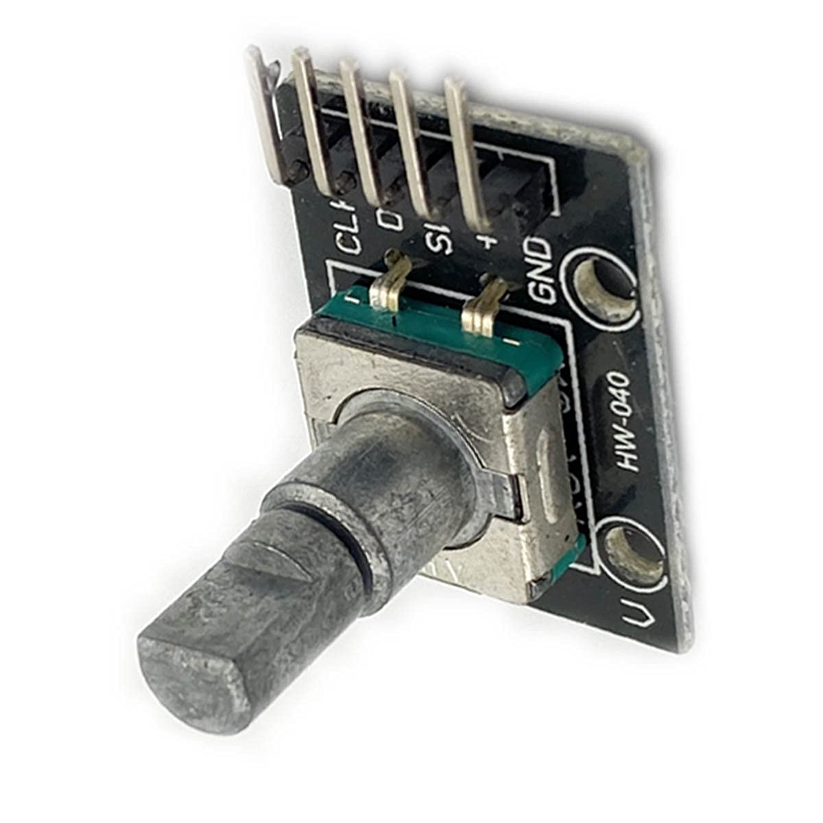 Kiro&Seeu 2PCS KY-040 Rotary Encoder Module Brick Sensor Development Board Compatible with Ar-duino Raspberry Pi SMT32 Development Board EMD-2P