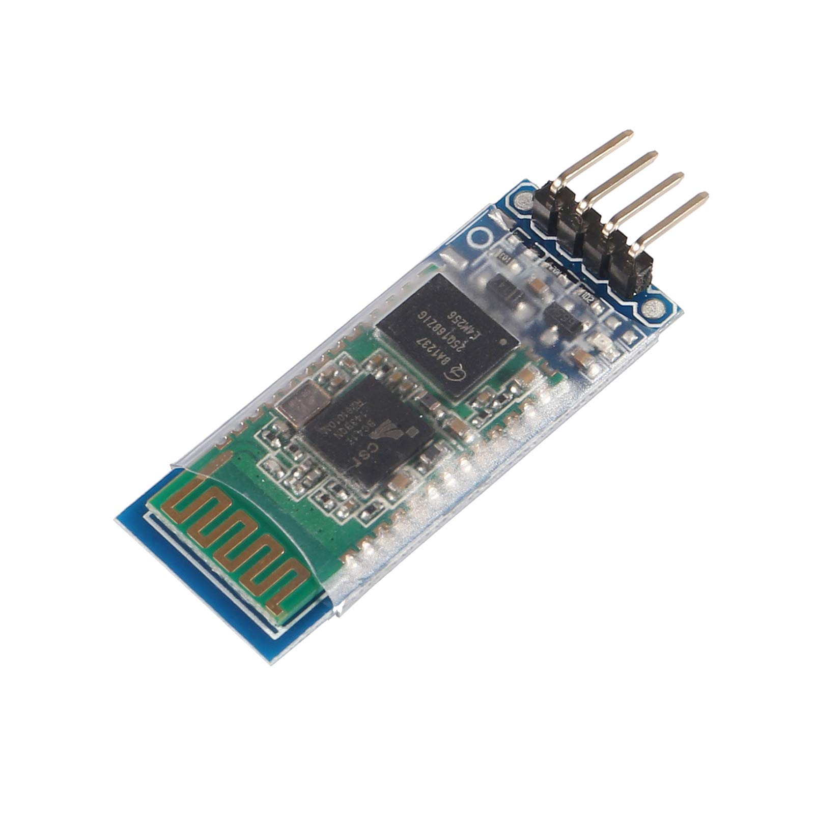 ACEIRMC 4pcs HC-06 RS232 4 Pin Wireless Bluetooth Serial RF Transceiver Module Bi-Directional Serial Channel Slave Mode for Arduino