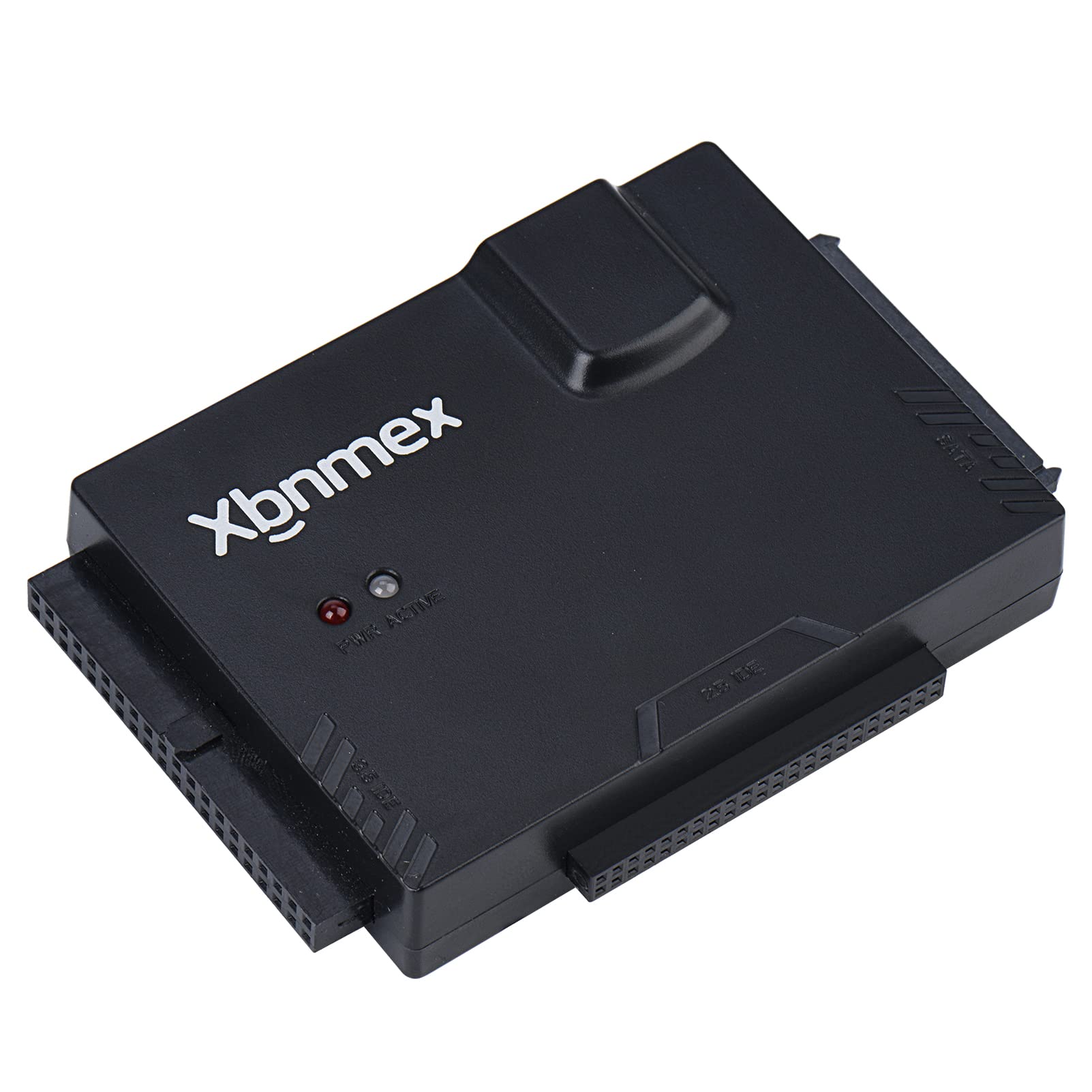 Xbnmex IDE SATA to USB 2.0 Cable Hard Drive Reader IDE SATA PATA USB 2.0 for Hard Drive Disk HDD 2.5" 3.5" with External AC Power Adapter(Black)