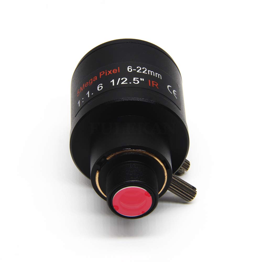 5MP Action Camera Vari-Focal Lens 6-22mm M12 Mount 1/2.5 Inch IR Filter Long Distance View
