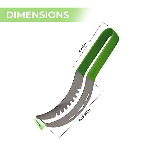 Watermelon Slicer β Premium Watermelon Cutter Kitchen Tools β Ultra-Sharp Stainless Steel Blade β Ergonomic and User-Friendly Handle β Safe, Durable Design