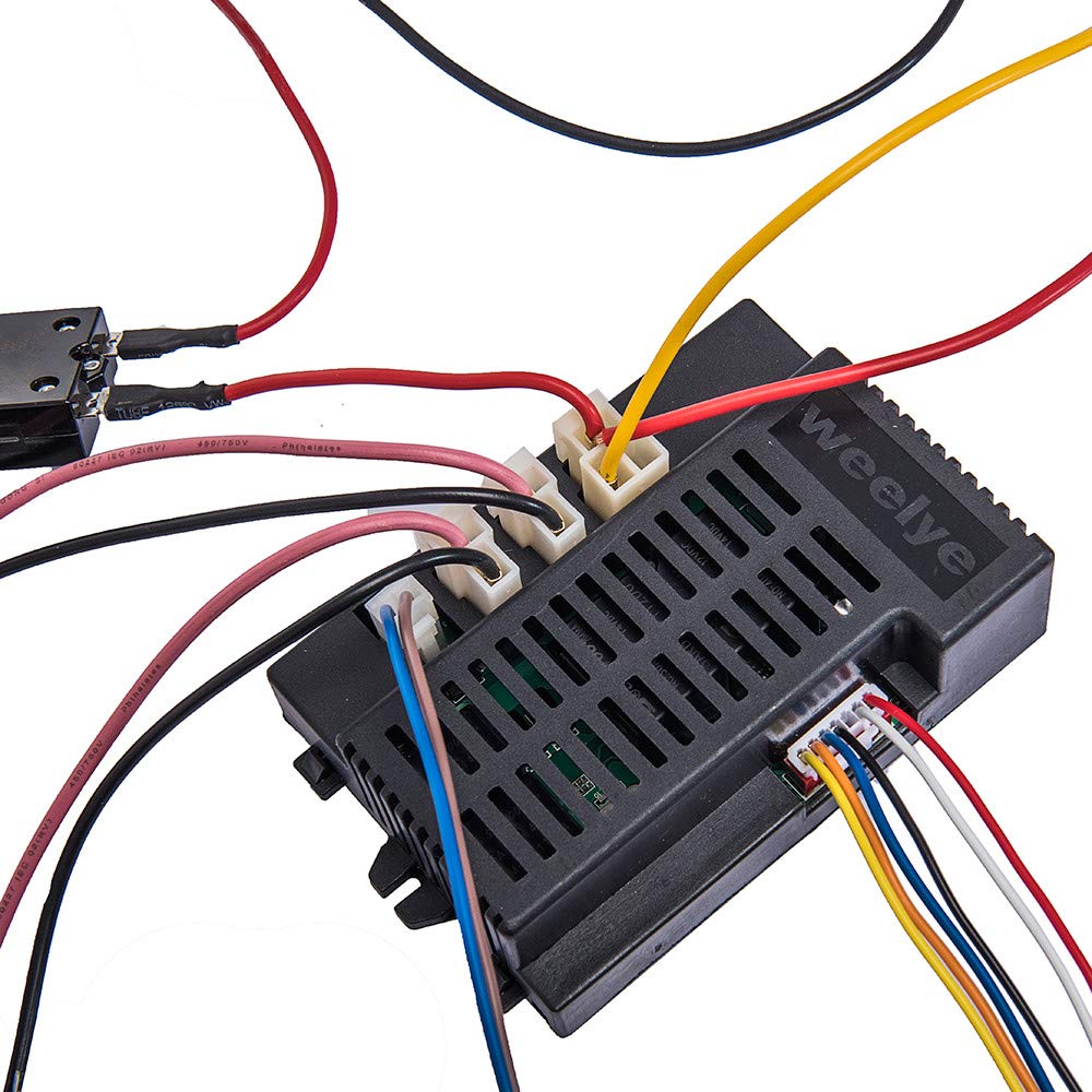 24 Volt Children Electric Car DIY Modified Wires and Switch Kit,with Remote Control, Self-Made 24V Baby Electric Ride On Car Accessories