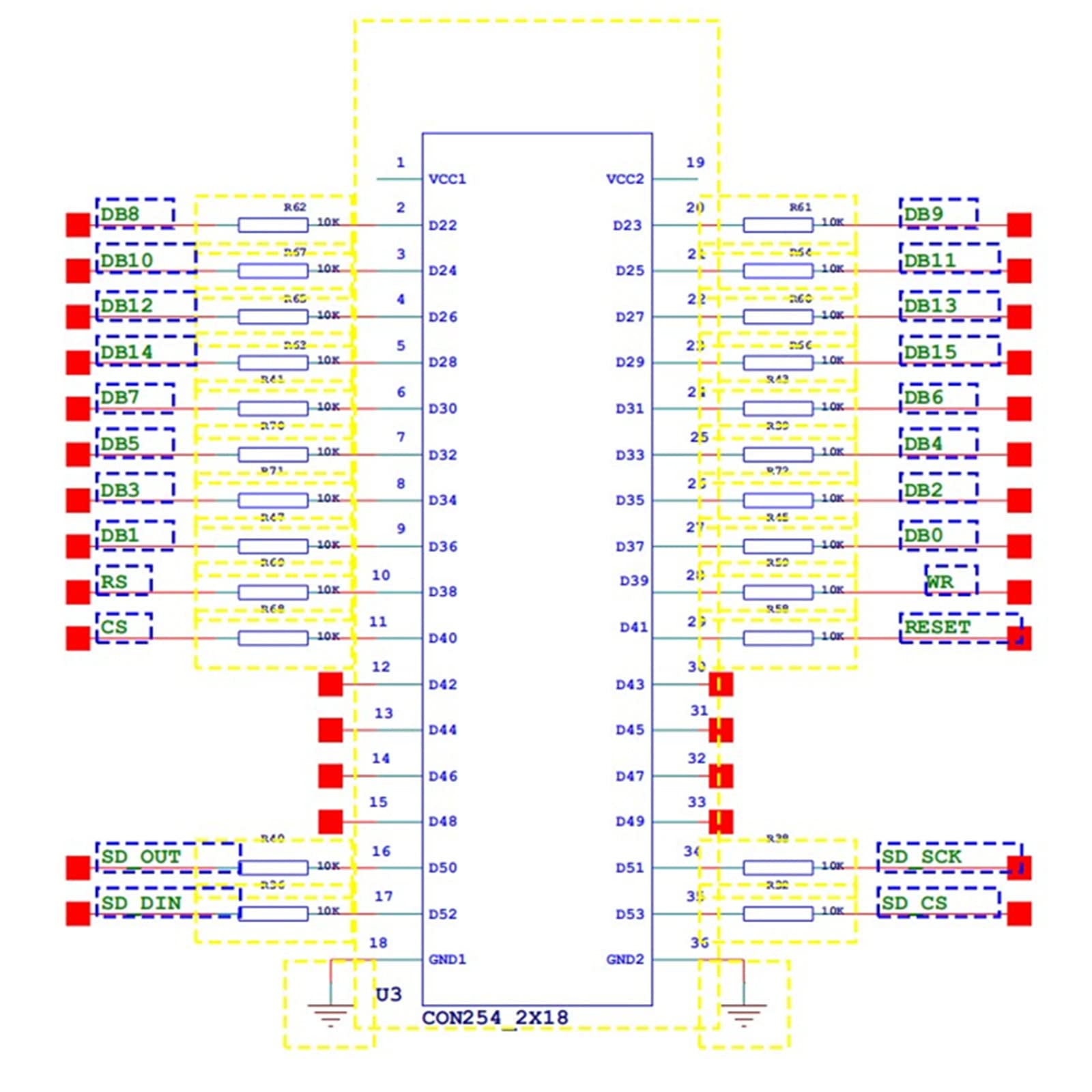 3.2 Inch TFT LCD V2.2 Expansion Board for Mega 2560
