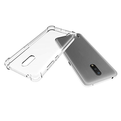Ytaland Case for Nokia C2 Tava, C2 Tennen (2020),with Tempered Glass Screen Protector. Crystal Clear Soft Silicone Shockproof TPU Transparent Bumper Protective Phone Case Cover