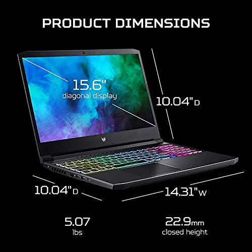 Acer 2022 Predator Helios 300 Gaming Laptop 15.6" FHD 144 Hz IPS 8-Core 11th Intel Core i7-11800H NVIDIA RTX 3060 6GB GDDR6 32GB DDR4 2TB NVMe SSD Wi-Fi 6 RGB Backlit Keyboard Windows 10 w/ 32GB USB