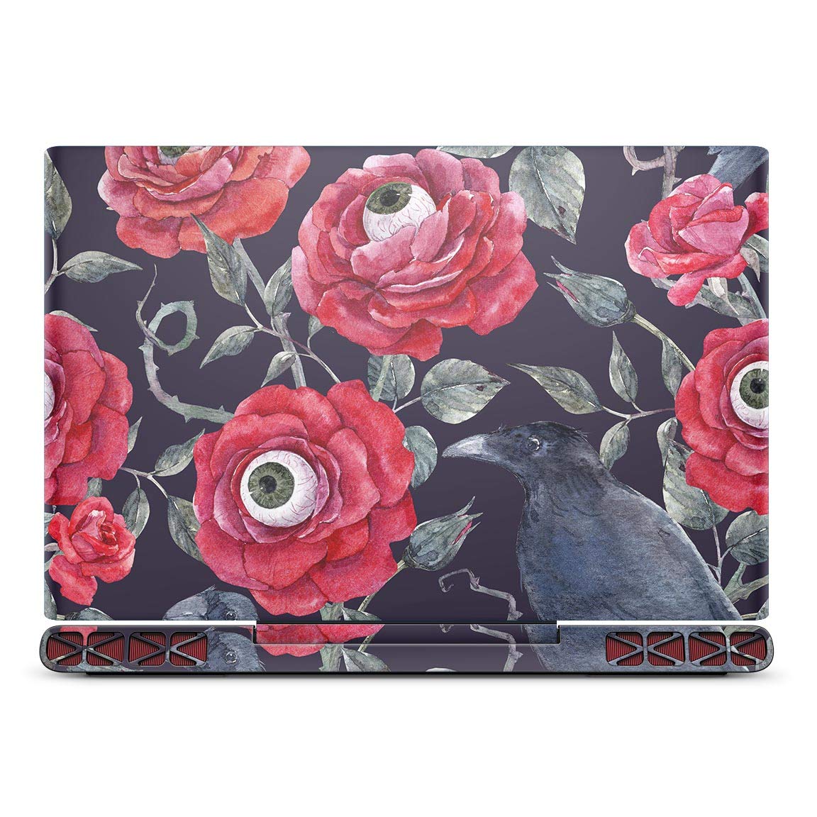 Design Skinz Abstract Roses with Eyes | Sticker | Wrap | Decal | Scratch Resistant Skin Cover Compatible with The Dell Inspiron 15 7000 Gaming Laptop (2017 Model)