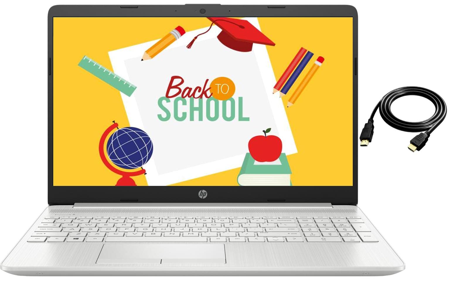 HP 2021 Thin Laptop 15.6" FHD, 11th Gen Intel i5-1135G7(Beat i7-1065G7) 16GB RAM 512GB SSD, Micro-Edge Display, Webcam, Bluetooth, HDMI, Wi-Fi, Windows 10(Free Upgrade to Windows 11)| VAATE Bundle