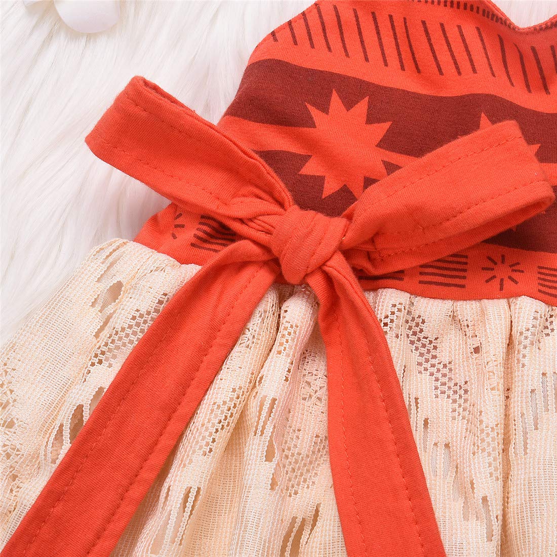 Aalizzwell 2T Toddler Girl Dress Orange