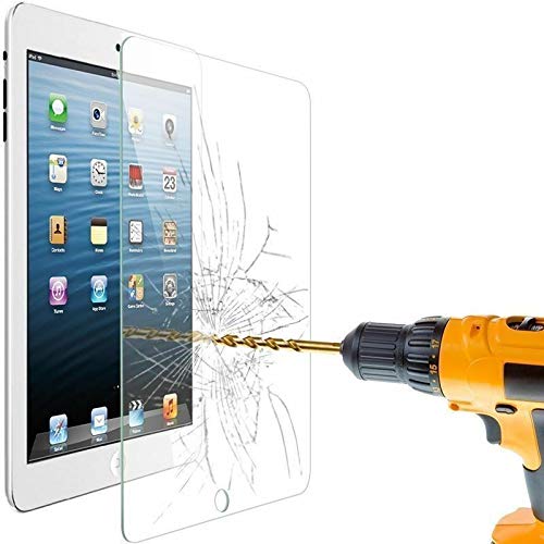 KIQ 2 Pack Tempered Glass Screen Protector for iPad 9th 8th 7th Generation (10.2 Inch, iPad 9/8/7, 2021/2020/2019) Film Guard, Case Friendly Apple Pencil Compatible