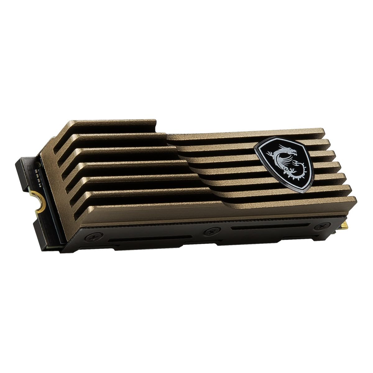 MSI SPATIUM M480 PCIe 4.0 NVMe M.2 2TB HS Internal SSD PCIe Gen4 NVMe 1.4 3D NAND 1400 TBW