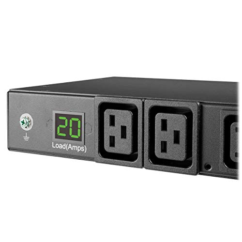 Tripp Lite PDU Metered 8 C13 2 C19 3.2/3.8kW 208/240V L6-20P 6ft Cord 1URM (PDUMH20HVL66)